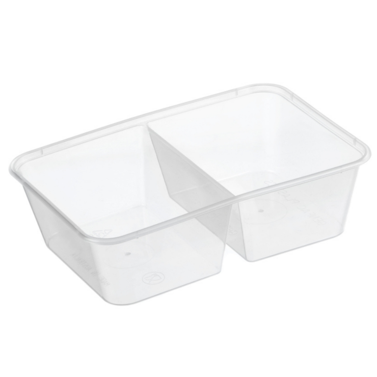 650ml Plastic 2-Compt container – SPI